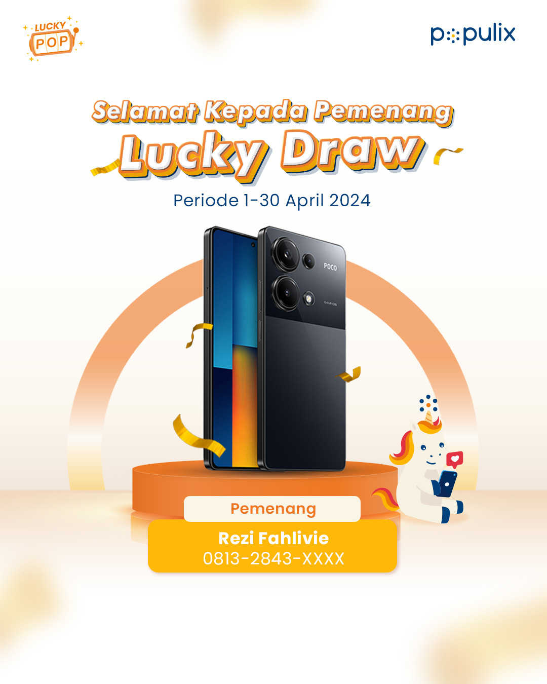 Pengumuman Lucky Draw Populix